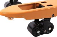 China 3000kg 1.15m Long Warehouse Transport Equipment Manual Pallet Truck With AC Pump for sale