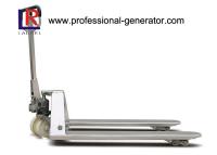 China 2.0T Warehouse Material Handling Equipment Stainless Steel Hand Hydraulic Lift Pallet Truck for sale