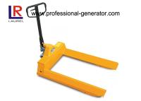 China 2000kg High Lift Reel Manual Hand Paper Roll Pallet Truck Trolley Warehouse Equipment for sale