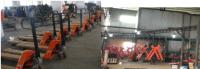 China 2000kg High Lift Reel Manual Hand Paper Roll Pallet Truck Trolley Warehouse Equipment for sale
