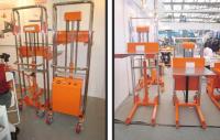 China Warehouse Transport Equipment High Lift Hand Mini Stacker With Standard Platform for sale