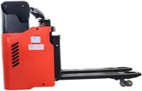 China AC Controlled Drivable Easy Turing Seated 2000kg Electric Pallet Truck PU Wheel for sale