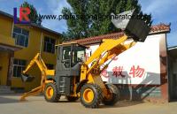 China Pilot Control 500kg 1m³ Medium Backhoe Loader for sale