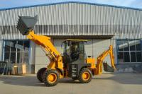 China Pilot Control 500kg 1m³ Medium Backhoe Loader for sale