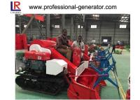 China Small Agriculture Harvester With 18KW Electric Starting Diesel Engine , 60HZ Small Rice Combine Harvesting Machine for sale