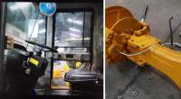 China 8 T Full - Hydraoulic Vibratory Road Roller CLG610H SR10P Work With Sheep Foots for sale