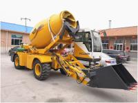 China 4WD Type 270°  Rotation 5050L Mobile Concrete Mixer Truck for sale