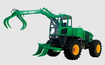 China 83KW 8 Ton Heavy Construction Machinery SugarCan Loader Low Fuel Consumption Grab Weight 1200kg for sale