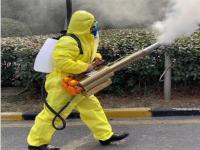 China Spray Distance Rotary Sprinkler Sterilization Fog Cannon Machine In Public Places for sale