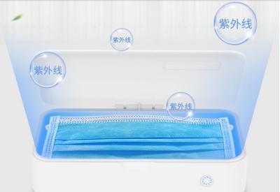 China White Ultraviolet Disinfection Box For Knife , Mobile Phone Disinfector Uv Sanitizer Box for sale