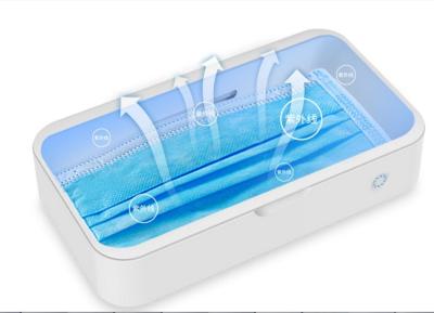China Disposable Mask Disinfection Box / Portable UVC Band Ultraviolet Sterilization Cabinets for sale
