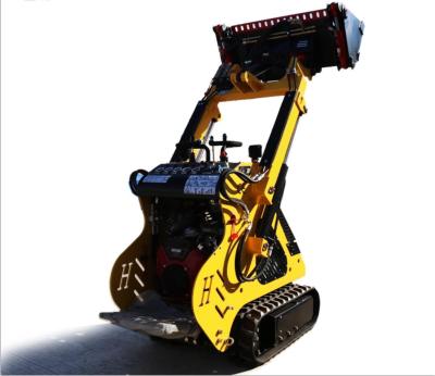 China Two Wheels 45AH Battery 0.3cbm Skid Steer Loader for sale