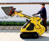 China Two Wheels 45AH Battery 0.3cbm Skid Steer Loader for sale