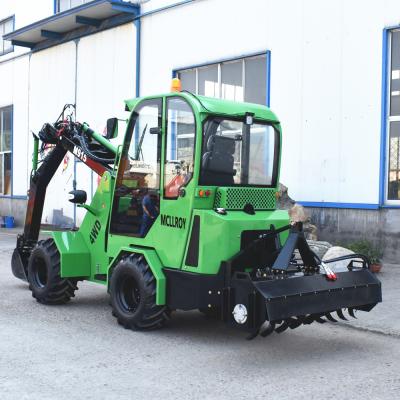 China Agriculture Tractor 0.8CBM 42kw 1500kg Mini Wheel Loader for sale