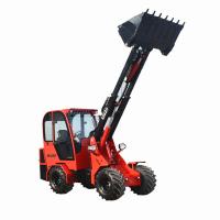 China 100L/Min  1.0 Cbm Front Bale Grapple Telescopic Wheel Loader for sale