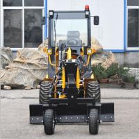 China Two Speed 24km/h 2000kg Mini Wheel Loader With Rock Grapple Bucket for sale