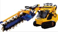 China Private Garden Trencher 58L/Min 23hp Skid Steer Loader for sale