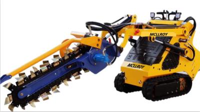 China Private Garden Trencher 58L/Min 23hp Skid Steer Loader for sale