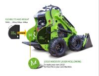 China Private Garden Trencher 58L/Min 23hp Skid Steer Loader for sale