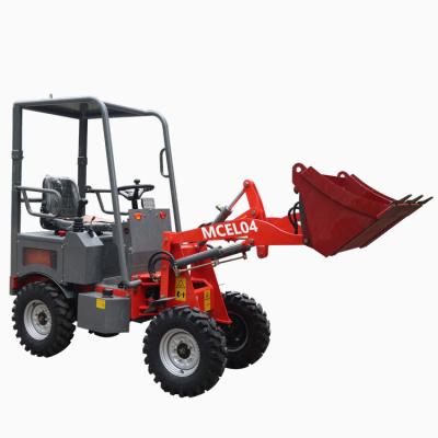 China Farm Skid Steer  0.4t 0.2cbm Front End Mini Wheel Loader for sale