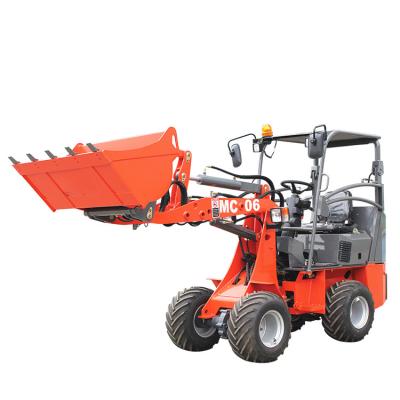 China 35° Turning Angle 2200rpm 1.642L 600kg Small Wheel Loader for sale
