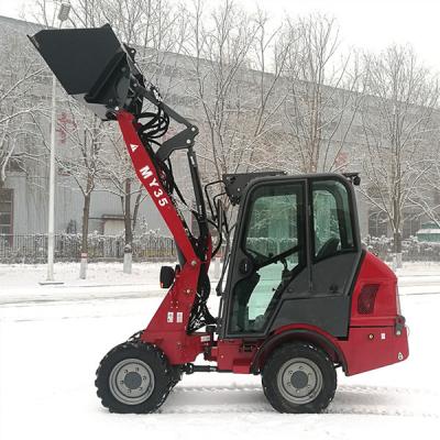 China Yanmar Engine 0.25cbm Bucket 3593mm Farm Wheel Loader for sale