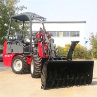 China 17 Km/H Articulated Mini Wheel Loader With Weidemann Beehive Mover for sale