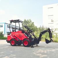 China 2480mm 8s 4WD Wheel Drive Mini Wheel Loader for sale