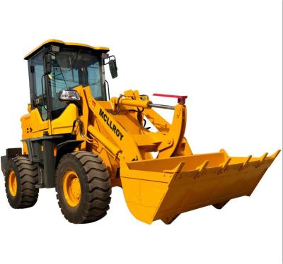 China 1.0cbm 1.5T Articulating Front End Loader With Brake Level Isuzu Axle for sale