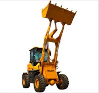 China 1.0cbm 1.5T Articulating Front End Loader With Brake Level Isuzu Axle for sale