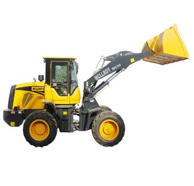 China 5000mm 2 Ton Front End Mini Wheel Loader Hydraulic Transmission for sale