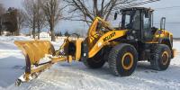 China 119kW  2.3m³ 105kN 4000kg Heavy Duty Wheel Loader for sale