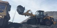 China Rubber Caster Wheels 165kN 5 Ton Front End Wheel Loader for sale
