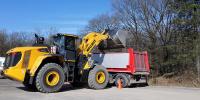 China Yellow 3580mm 285hp 1600rpm Frond End Wheel Loader for sale