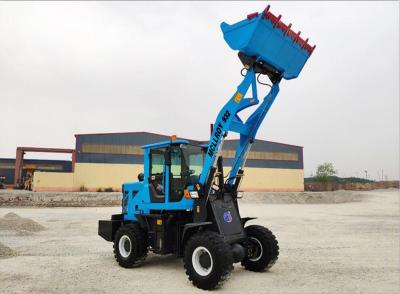 China 2200mm Wheelbase 58kw 1.0M3 Mini Wheel Front End Loader for sale