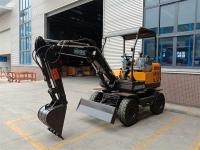 China 15KN 2.5 Ton Bucket 0.025M3 Mini Wheel Excavator for sale