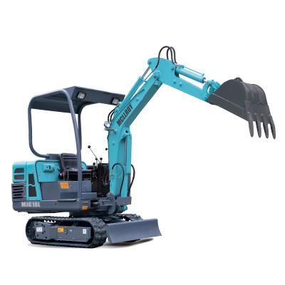 China 2km/H 19kw 1600kg Mini Hydraulic System Excavator for sale