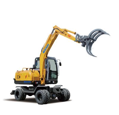 China 58kw Wheel Base 2600mm Multifunction Telescopic Excavator for sale