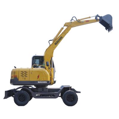 China Digging Depth 3250mm 6300kg Bucket Wheel Excavator for sale