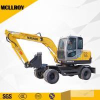 China Digging Depth 3250mm 6300kg Bucket Wheel Excavator for sale
