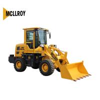 China 1500kg Rate Loading Mini Wheel Loader With 0.6cm Bucket Loader Machine for sale