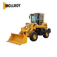 China Mini Articulated Wheel Loader 1500kg Rate Loading With Hydraulic Lifting System for sale