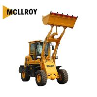 China Mini Articulated Wheel Loader 1500kg Rate Loading With Hydraulic Lifting System for sale
