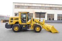 China ZL930 Rate loading 1800kg Small Front Wheel Loader With Joystick compact articulated wheel loader 0.9cbm bucket for sale
