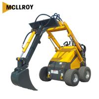 China 23hp Lonci Briggs & Stratton Engine small compact skid steer mini wheel loader 0.15m3 Bucket capacity for sale