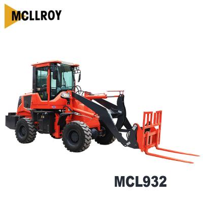 China ZL932/MCL932 3200mm Dumping Height hydraulic wheel loader for construction application for sale