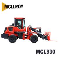 China MCL930 ZL930 Mini Articulated Wheel Loader Operating Weight 3700kg  Compact Wheel Loader Mini Construction Machines for sale