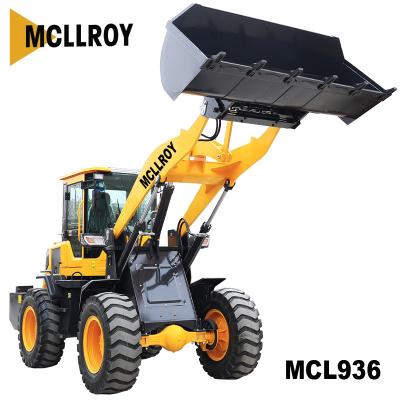 China MCL936 ZL936 Mini Articulated Wheel Loader Operating Weight 4880kg  Compact Wheel Loader Mini Construction Machines for sale
