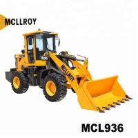 China Compact Articulated Wheel Loader MCL936 ZL936 Yunnei 4100 Supercharged 65kw Engine Power Mini Wheel Loader for sale