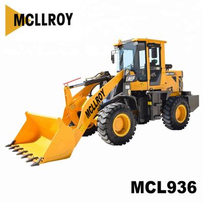 China Mini Wheel Loader MCL936 ZL936 CVT Gear Box M-Hub Reductro Axle Hydraulic Wheel Load Wheel Shovel Loaderer for sale